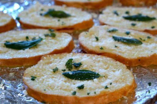 Easy Butternut Squash and Apple Soup with Sage Parmesan Crisps